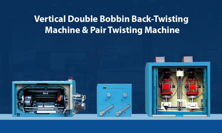 Vertical Double Bobbin Back-Twisting Machine + Pair Twisting Machine ...